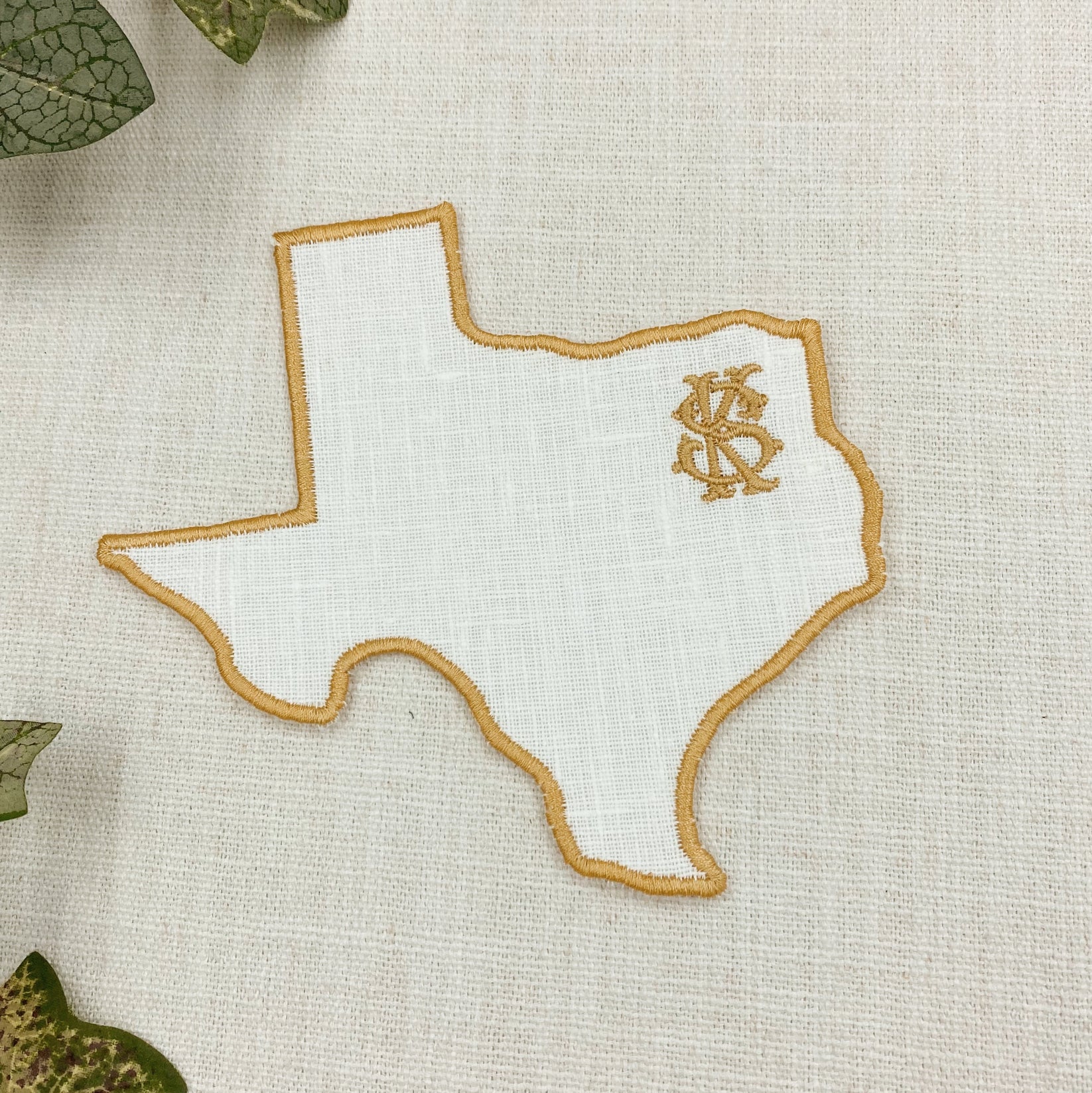 Texas Cocktail Napkins – Embroidered Girl